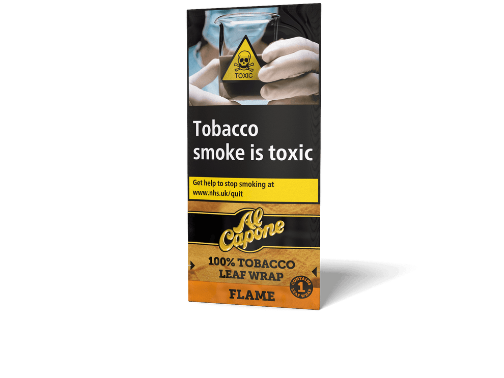 Al Capone Flame Blunt Wrap Single | Buy Online | Bull Brand