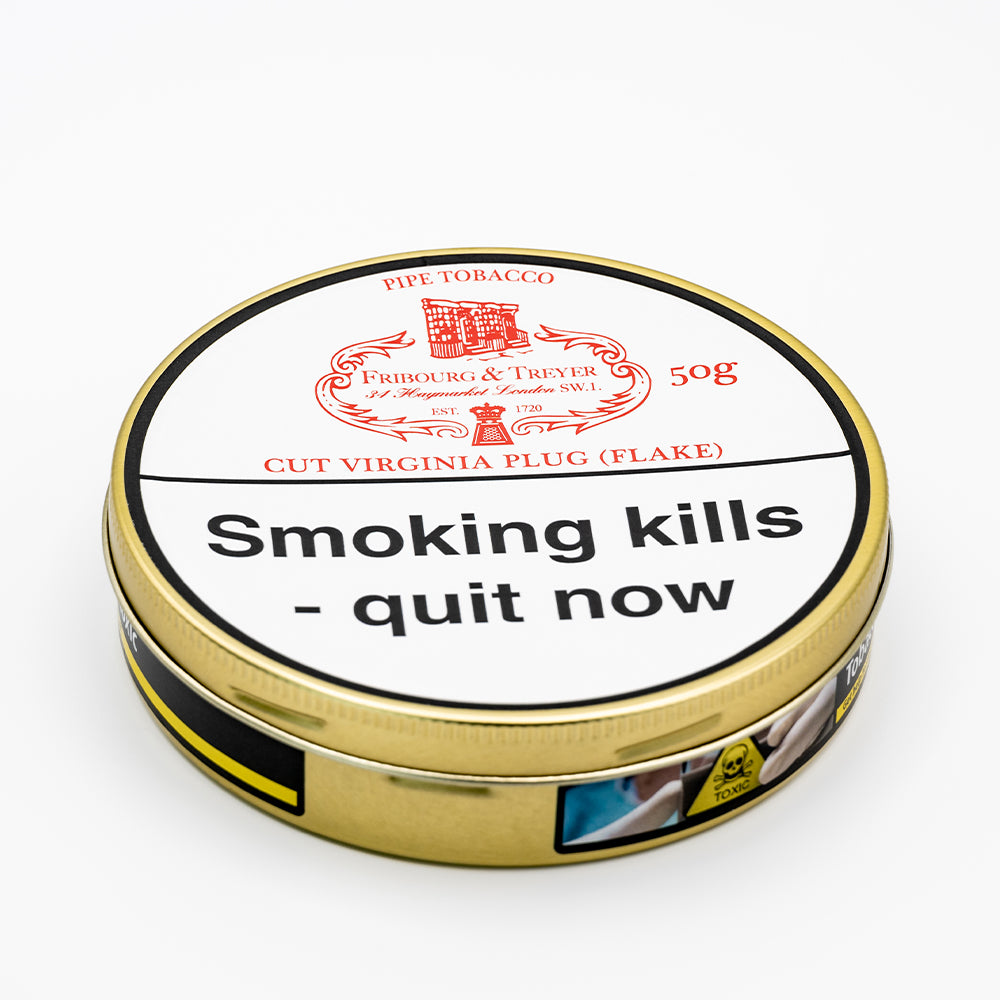Fribourg & Treyer Cut Virginia Plug (Flake Cut) Pipe Tobacco 50g Tin ...