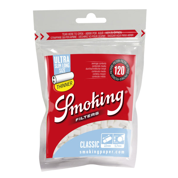 Smoking Ultraslim Long Filter Tips – Bull Brand