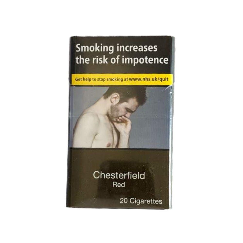 Chesterfield Red Cigarettes 20 Pack | Buy Online | Bull Brand