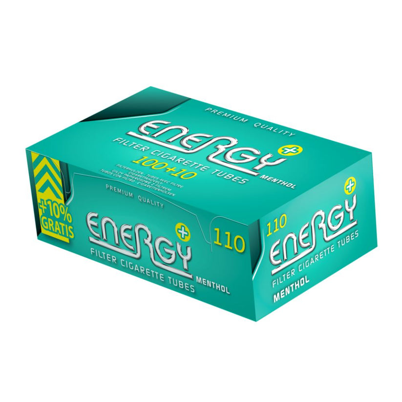 Energy Menthol Filter Tubes with Hollow filter | Buy Online | Bull Brand