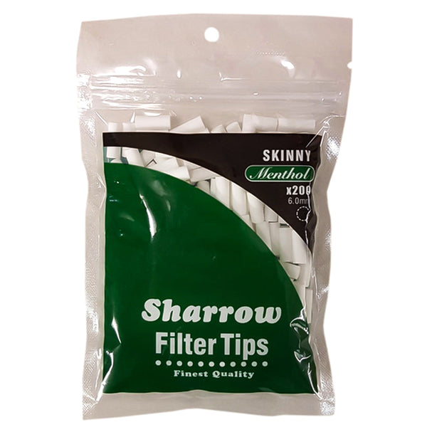 SHARROW MENTHOL SKINNY TIPS - 200's Bag | Buy Online | Bull Brand