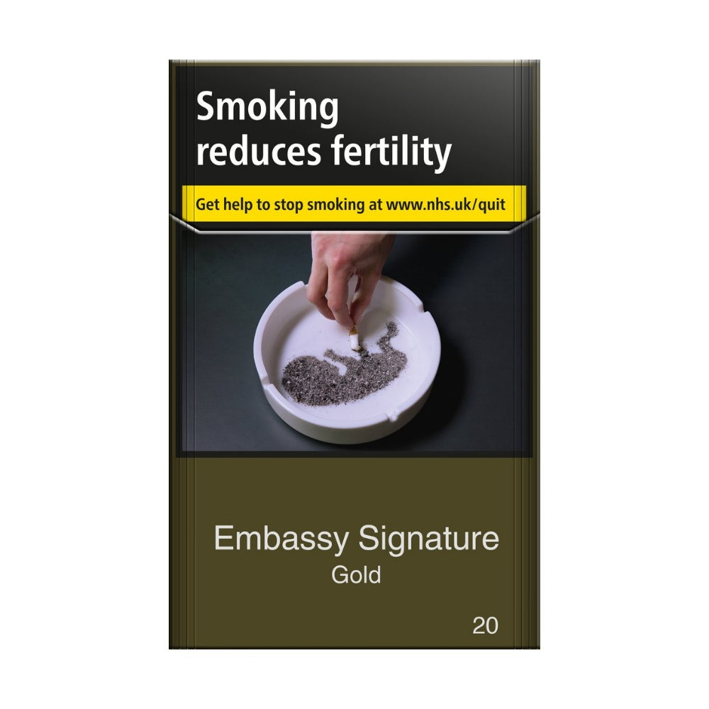 Embassy Signature Gold Cigarettes 20 Pack | Buy Online | Bull Brand